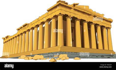 Acropolis Vector Illustration Stock Vector Image Art Alamy