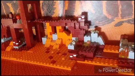 Lego Minecraft Nether Moc Display Youtube