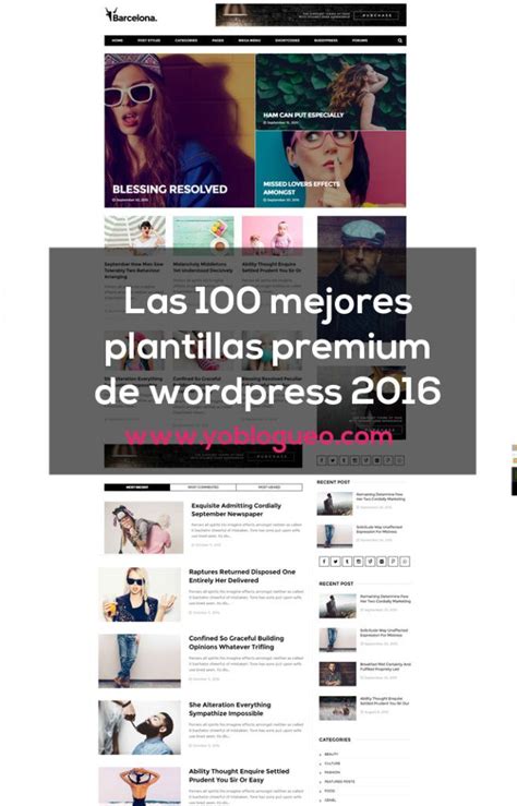 Las Mejores Plantillas Premium Para Wordpress Del Crear Web