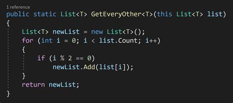 extension methods in c
