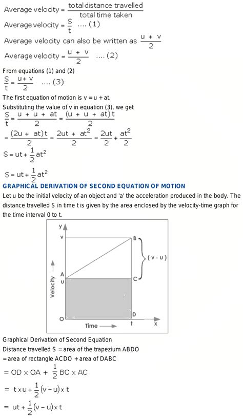 Derive Velocity Time Relations And Position Time Relation For A