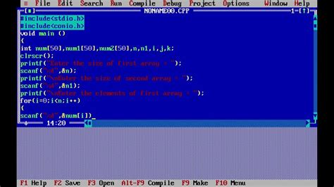 choose common element between two array by compairing both array bca 2nd semester array c