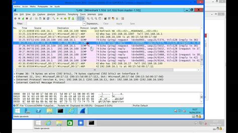 WireShark Introducción y captura de un ping YouTube