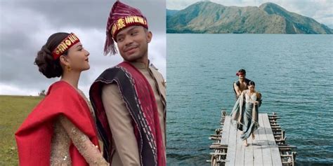 Potret Prewedding Jessica Mila Dan Yakup Hasibuan Di Danau Toba