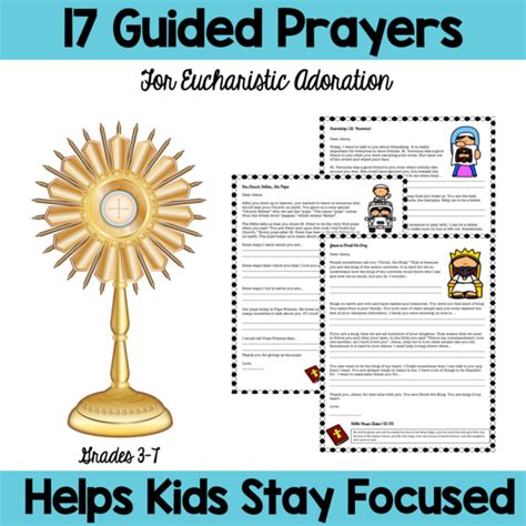 17 Guided Prayers For Eucharistic Adoration Made By Teachers