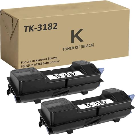 Amazon APRONE TK 3182 TK3182 Black Toner Cartridge Replacement For
