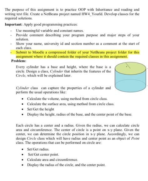 solved purpose assignment practice oop inheritance reading writing text file create netbeans
