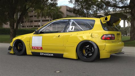 Honda Civic Hatchback Wide Body Kit