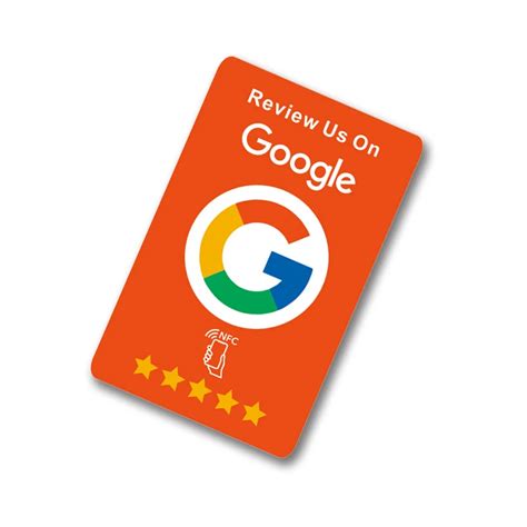 Contactless Google Review Card Nfc Cards Tap To Pop Up Link Boost Your