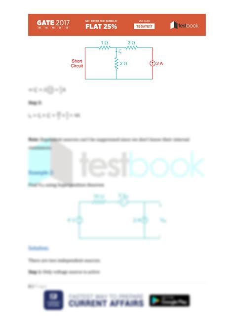 SOLUTION Superposition Theorem Gate Study Material In Pdf 3 Studypool