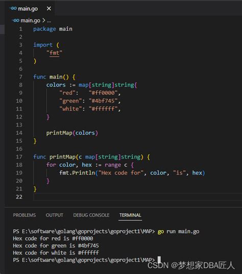 golang特征之 maps golang maps库 csdn博客