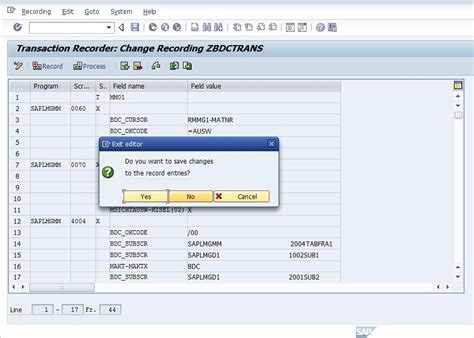 BDC Using CALL TRANSACTION Method Sap Tutor