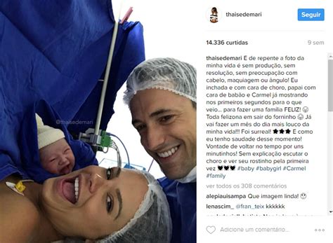 Selfie de bebê brasileiro sorrindo após parto viraliza no Instagram e