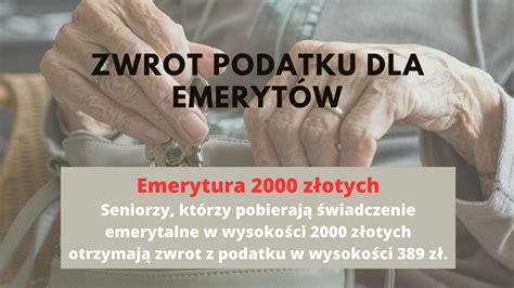 Zwrot podatku dla emerytów 2024 przy emeryturze 2000 złotych Gazeta