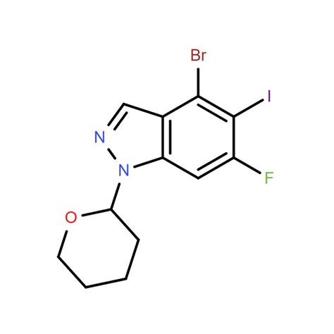 CAS 2765413 94 1 1H Indazole 4 Bromo 6 Fluoro 5 Iodo 1 Tetrahydro 2H