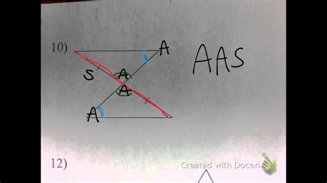 Using Sss Sas Asa Aas And Hl To Prove Two Triangles Are Congruent