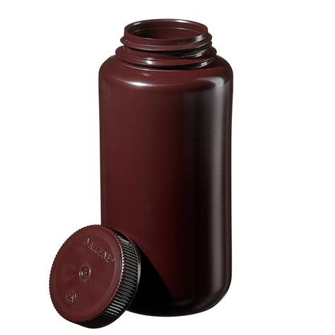 Thermo Scientific Nalgene Wide Mouth Lab Quality Amber HDPE Bottles