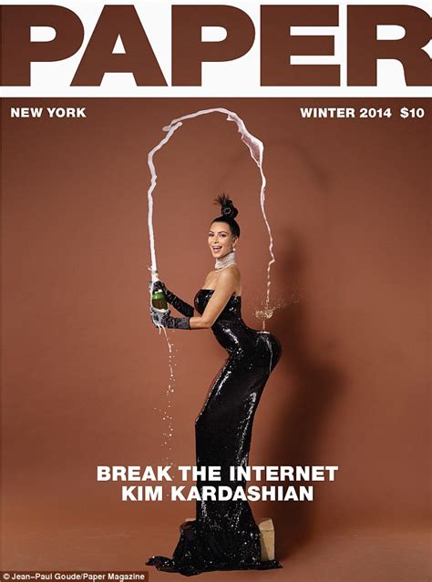 Kim Kardashian Bares Her Full Bottom For Paper Magazine Cover Daily