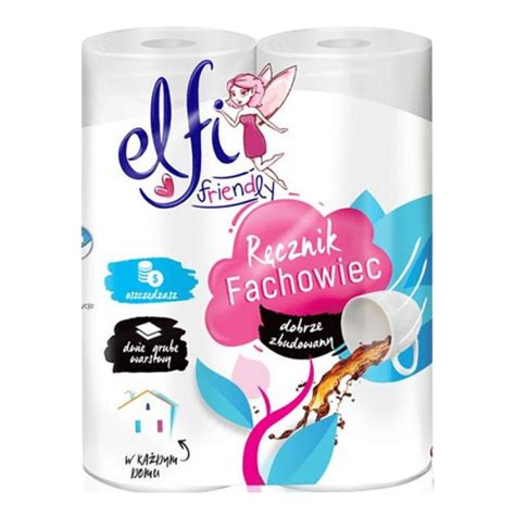 Ręcznik papierowy Elfi 2 warstwowy 2 rolki Sklep internetowy Almamed