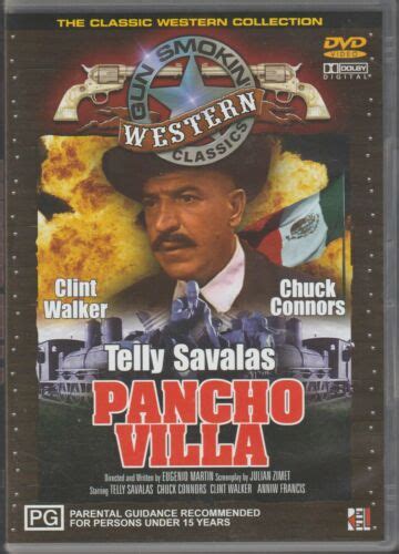 X Dvd Western Cowboy Movie Pancho Villa Telly Savalas Western Classic