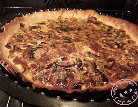 Tarte aux champignons Hélène cuisine
