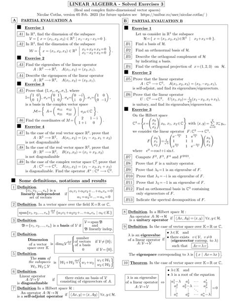 pdf linear algebra solved exercises 3