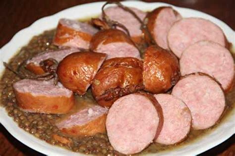 SAUCISSES DE MORTEAU AUX LENTILLES VERTES DU BERRY De Bellatrice Et Ses