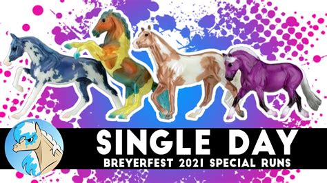 Single Day Stablemates BreyerFest 2021 Limited Runs YouTube