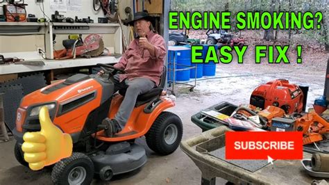 Lawn Mower Engine Smoking After Oil Change