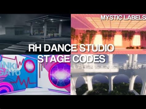 ROBLOX RH DANCE STUDIO STAGE CODES PART 4 YouTube