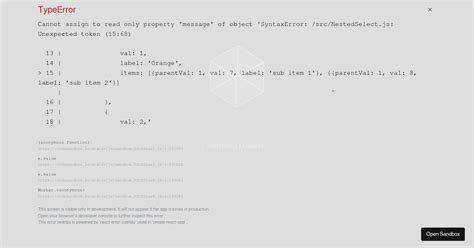 React Select Nested Examples CodeSandbox