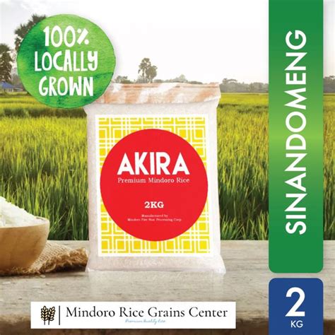 2kg Akira Premium Well Milled Sinandomeng Rice 100 Local Rice From