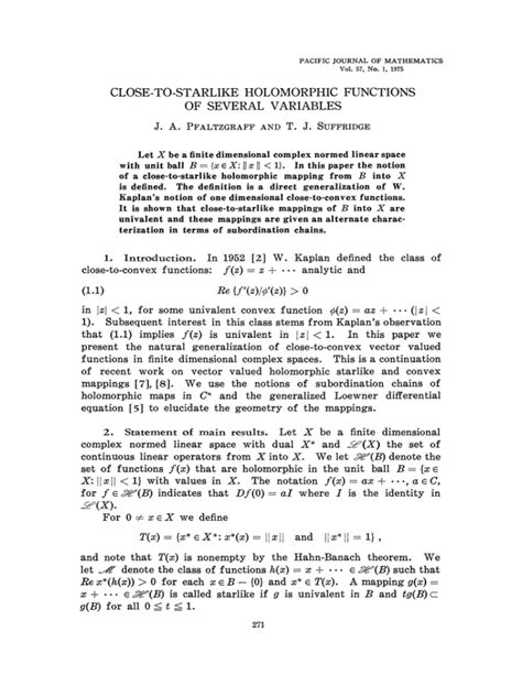 close to starlike holomorphic functions of several