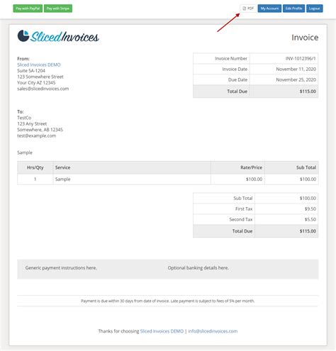 wordpress pdf invoices email invoices sliced invoices