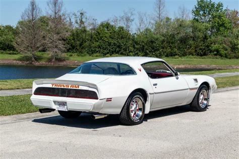 White Pontiac Trans Am With Miles Available Now For Sale
