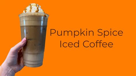 Pumpkin Spice Iced Coffee Herbalife Iced Coffee Youtube