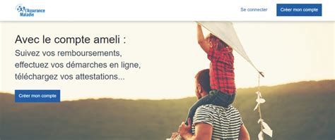 Se connecter et créer mon compte en ligne Ameli fr