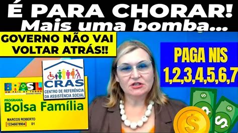 BOLSA FAMÍLIA GOVERNO FAZ COMUNICADO MILHÕES DE BENEFICIÁRIOS SERÃO