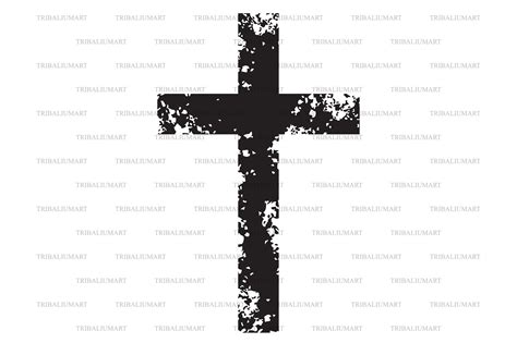 Grunge Christian Cross Graphic By TribaliumArt Creative Fabrica
