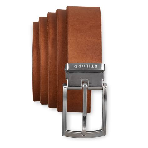 Ledergürtel Braun Herren Business STILORD