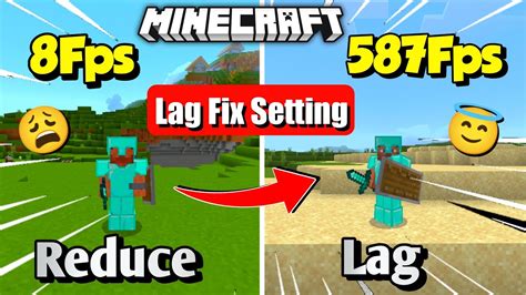 How To Reduce Lag In Minecraft Pe Minecraft Reduce Lag Setting YouTube