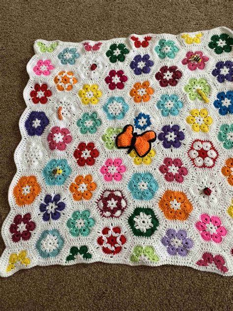 African Flower Crochet Baby Blanket Pattern Best Flower Site