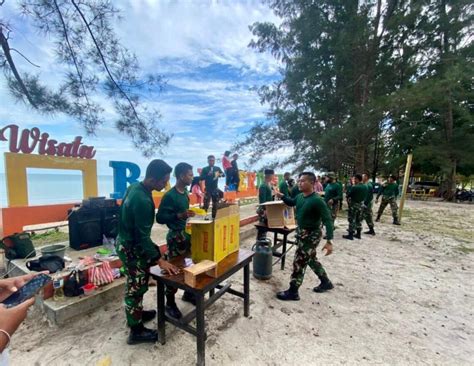 Puslatpurmar 9 Dabo Singkep Gelar Lomba Sambal Bilis Selingga
