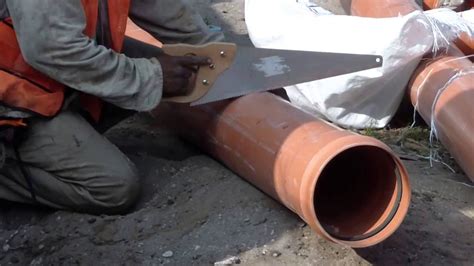 Como Colocar Tubo de Plástico Para Drenaje Sanitario YouTube