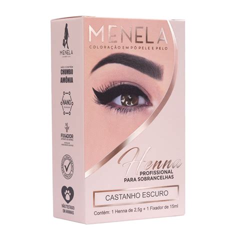 Henna Castanho Escuro 2 5g Menela