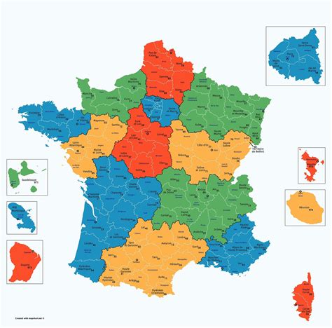 Décrypter 58 imagen carte departements france numeros fr