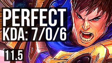 GAREN Vs SYLAS MID 7 0 6 2 3M Mastery 600 Games Godlike KR