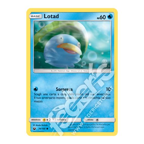 036 168 Lotad Comune IT MINT Federicstore