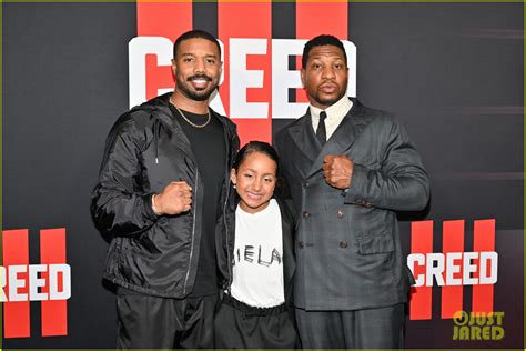 Photo Michael B Jordan Tessa Thompson Creed 3 Atlanta Screening 03