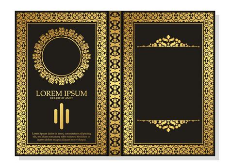 Luxury Ornamental Book Cover Design 7892020 Vector Art At Vecteezy